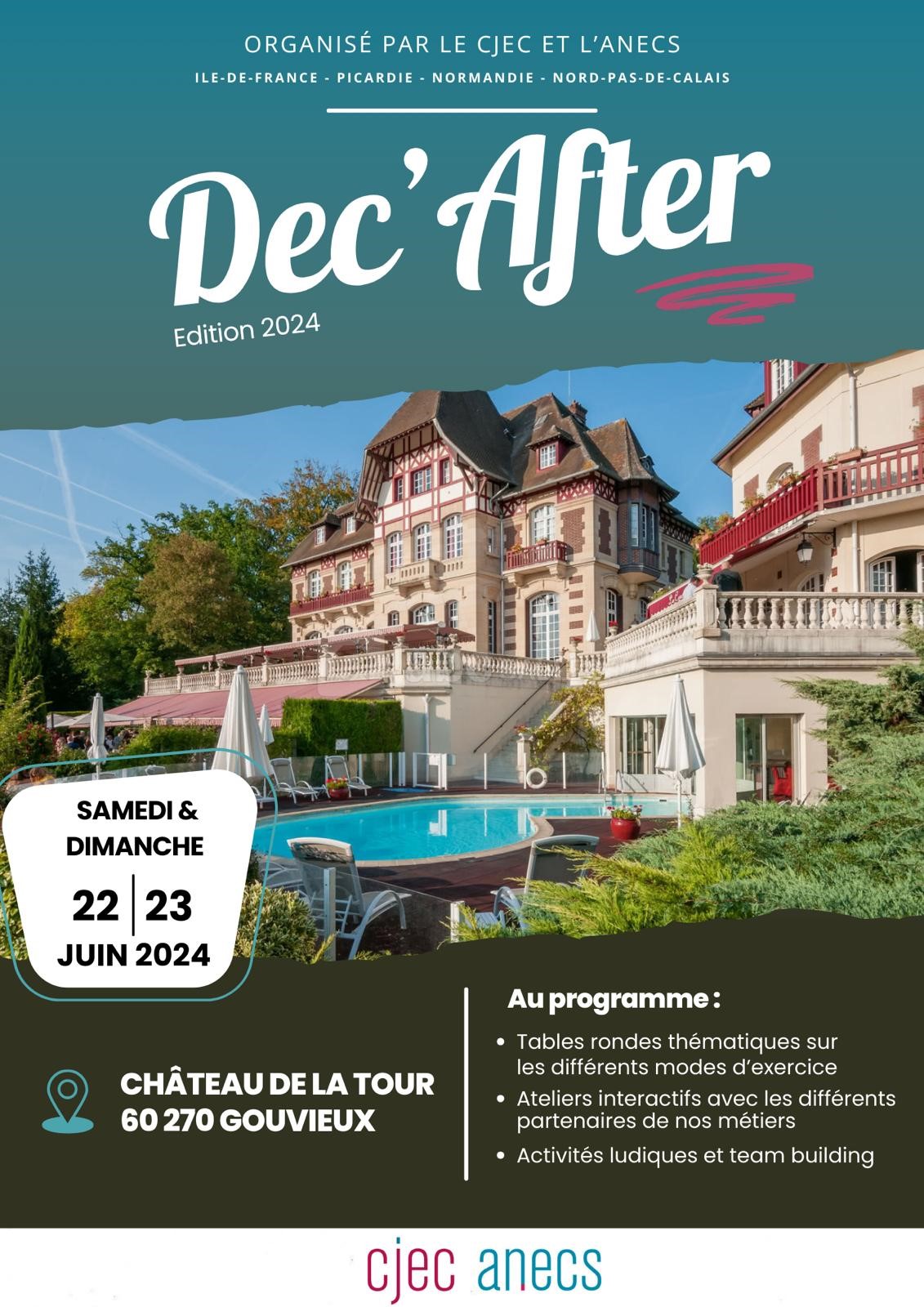 DEC'AFTER au Château de Chantilly-Gouvieux ! - CJEC