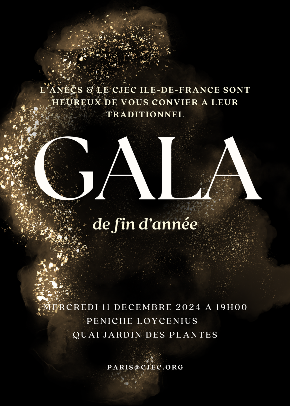 Gala annuel du CJEC & ANECS IDF - CJEC