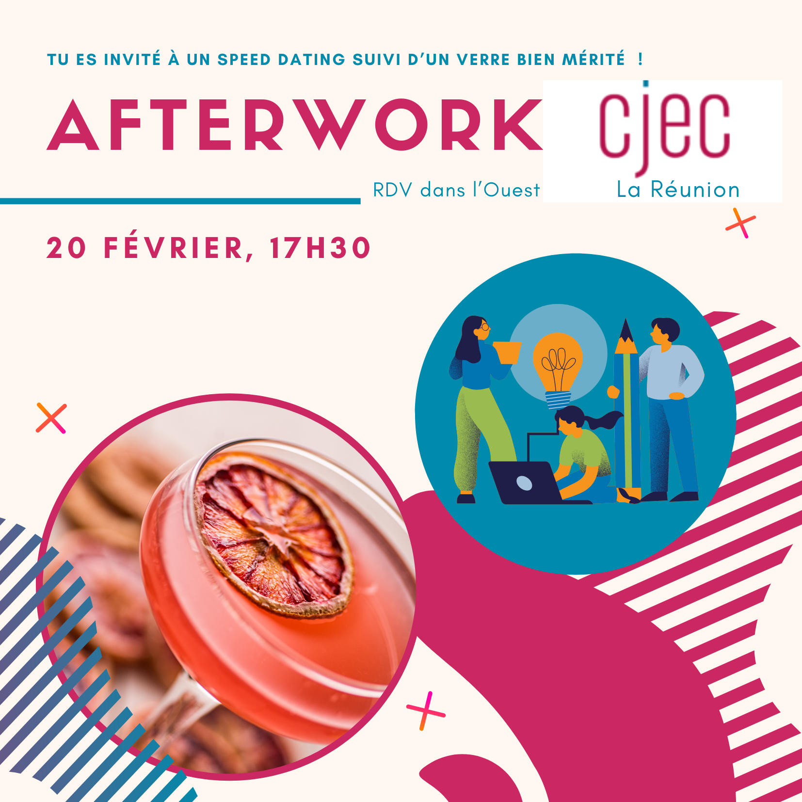 Afterwork « Conseils, Infos & Opportunités pour Nos Adhérents ! - CJEC