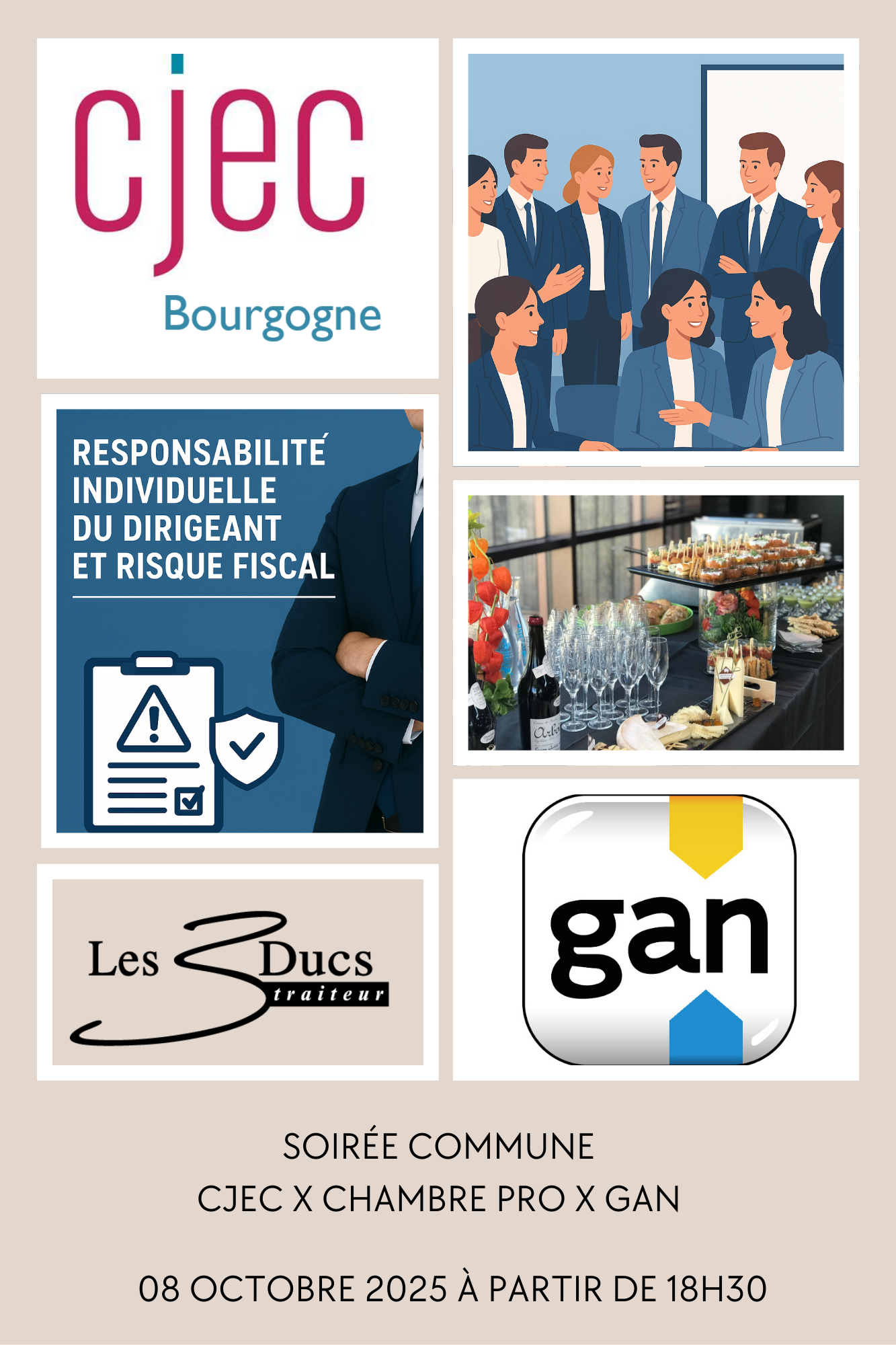 CJEC x GAN x Chambre Pro - Resp dirigeant & risque fiscal - CJEC